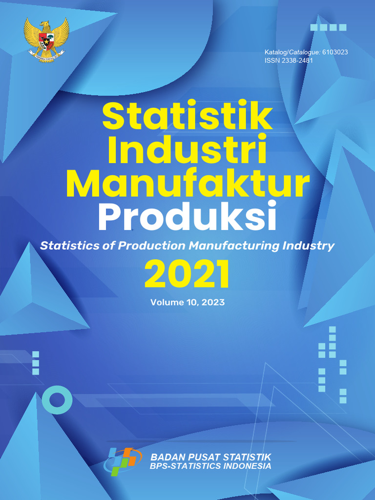 Statistik Produksi Manufaktur 2021 | PDF