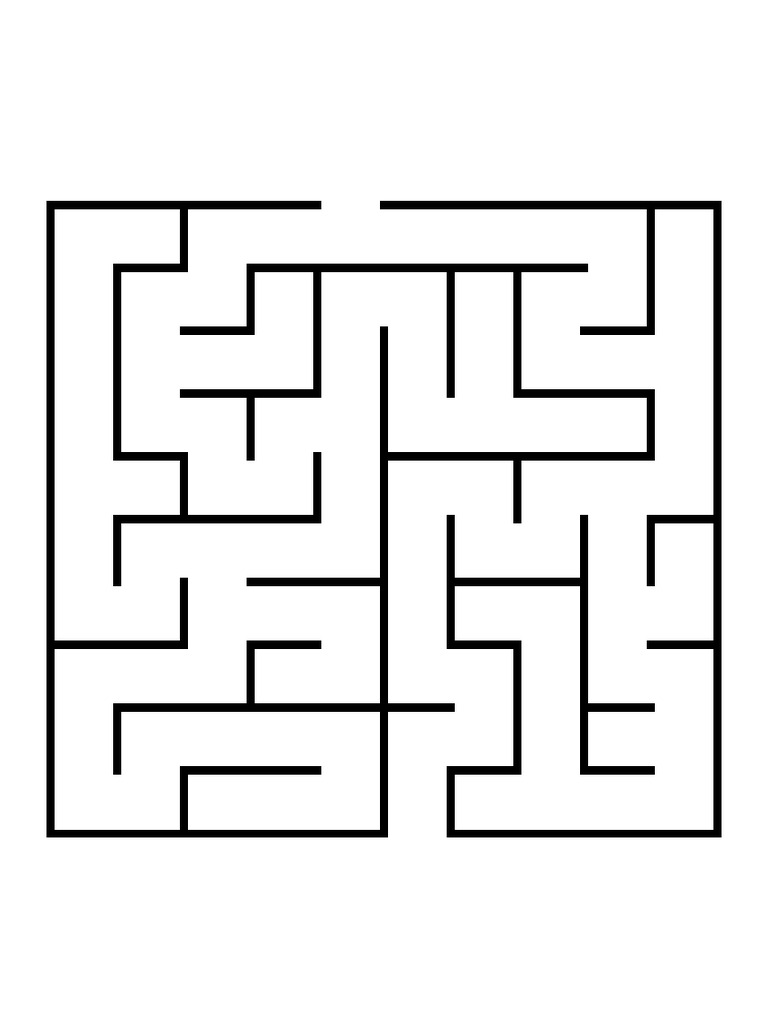 10 by 10 Orthogonal Maze | PDF