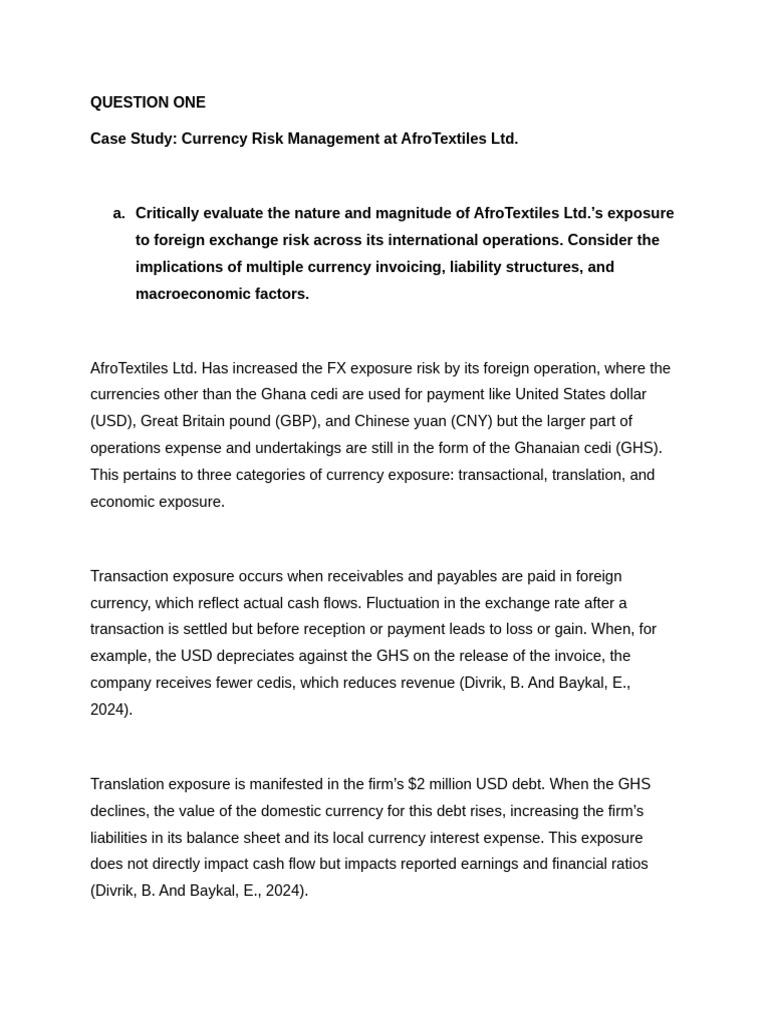 Foreign Exchange Management | PDF | Hedge (Finance) | Exchange Rate