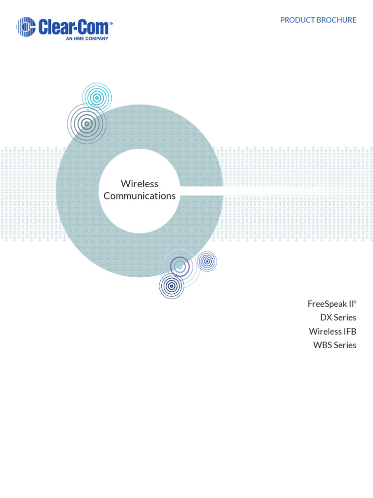 Wireless Communication Brochure Jul2018 | PDF | Duplex ...