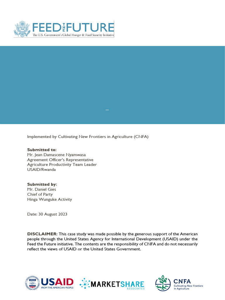 CNFA and SCOPEInsight Case Study - Agrodealer Capacity Building in Rwanda FTF | PDF | Pesticide ...