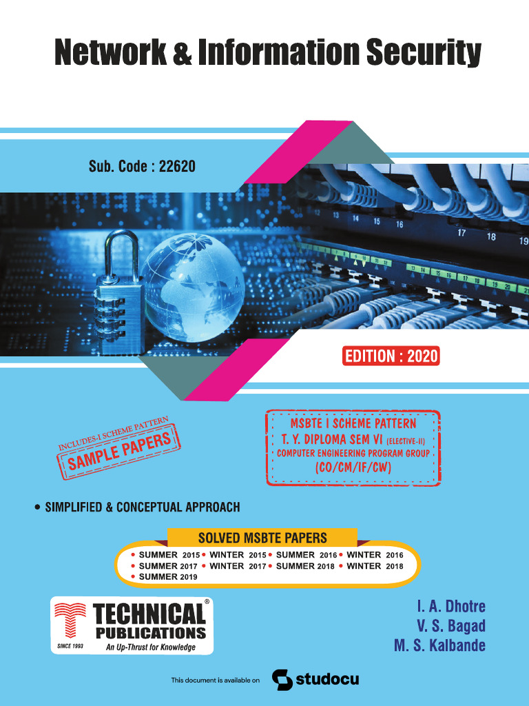 NIS Textbook | PDF | Information Security | Cipher