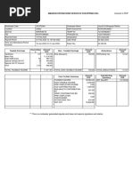 August 2025 Payslip Sample Philippines | PDF