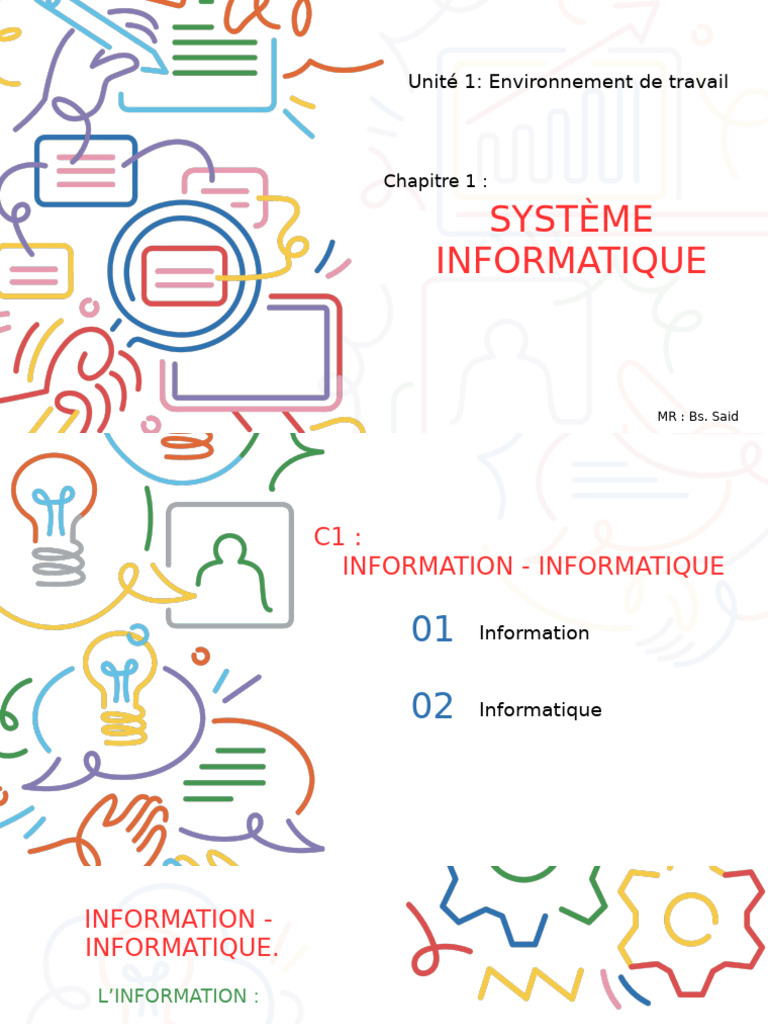 C1 Information - Informatique | PDF | Informatique | Informations