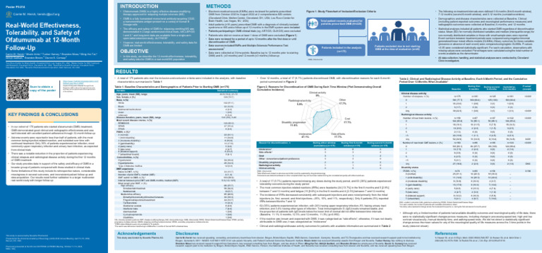 AAN24 OMB Real World Effectiveness Tolerability Hersh Poster P9-014 ...