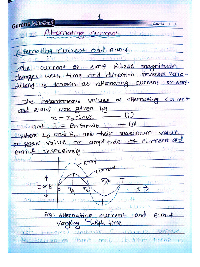 Alternating Current | PDF