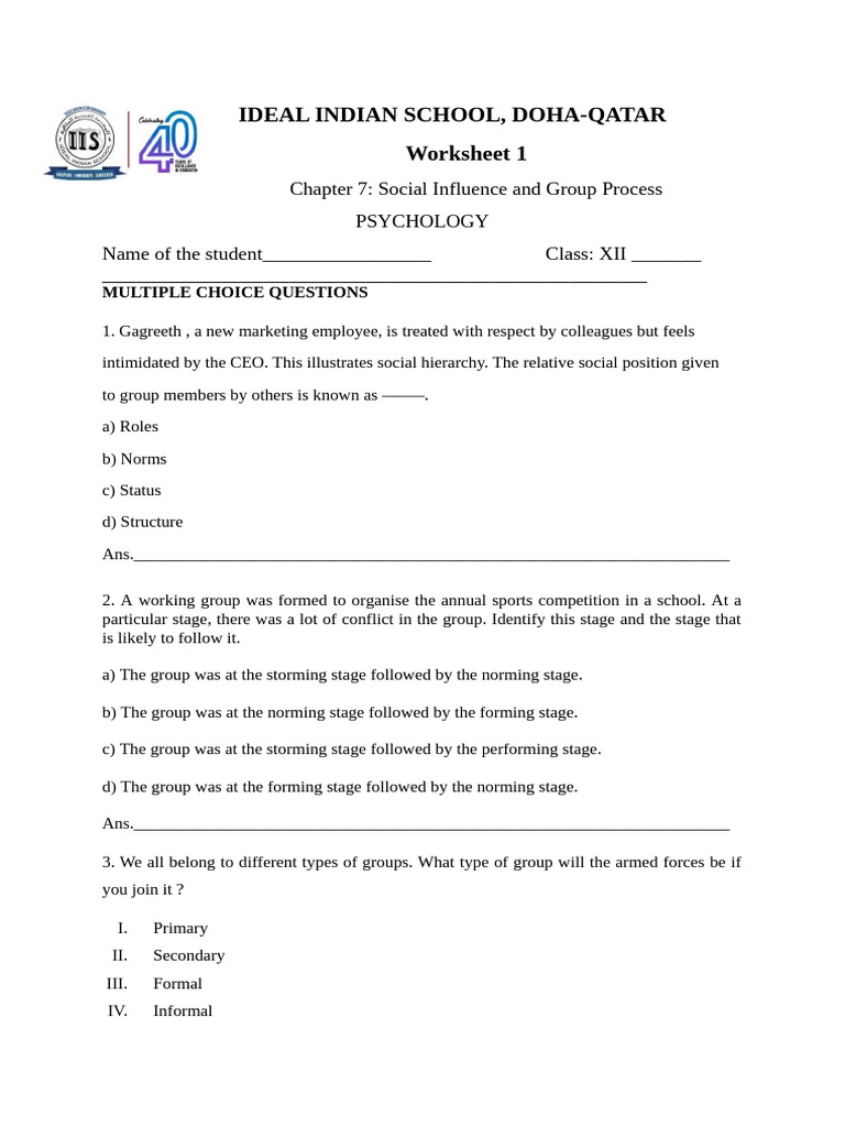 Scenarios for Social Loafing | PDF | Popular Psychology | Group Processes