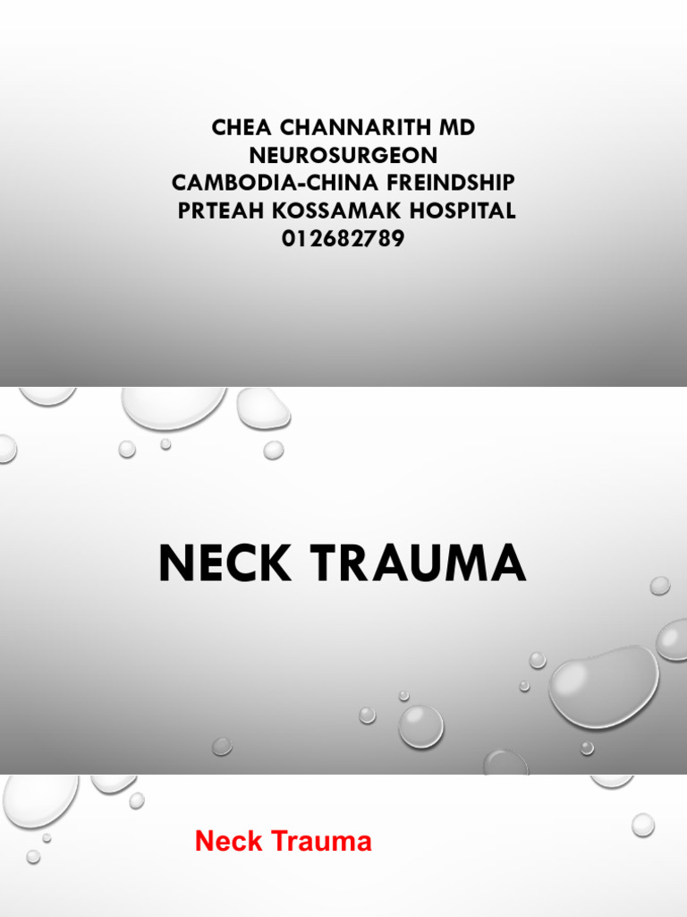 Chapther 11. Neck Trauma 2 | PDF | Human Anatomy