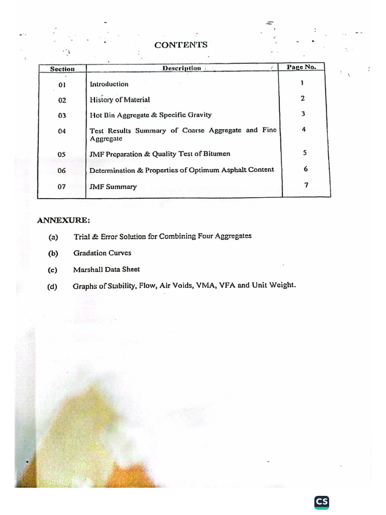 JMF Book For Asphalt Wearing Course | PDF