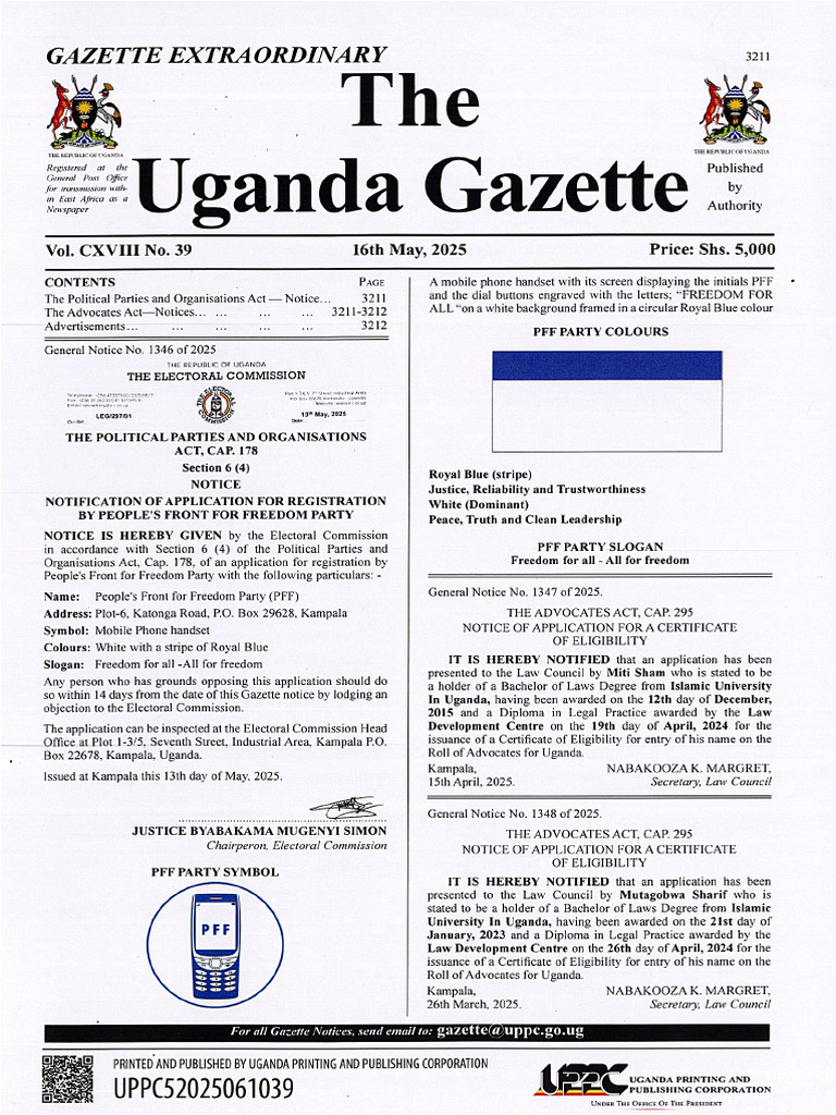 PFF Gazette | PDF