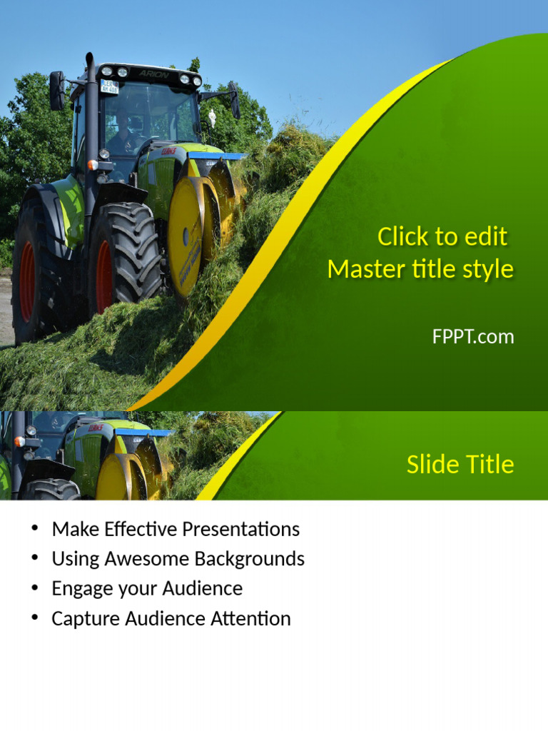 Combine Harvester Template 4x3 | PDF