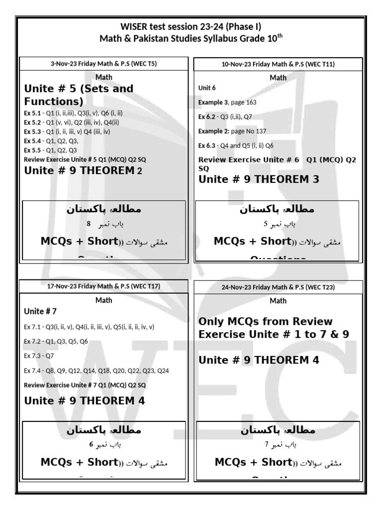 Math & P.S | PDF