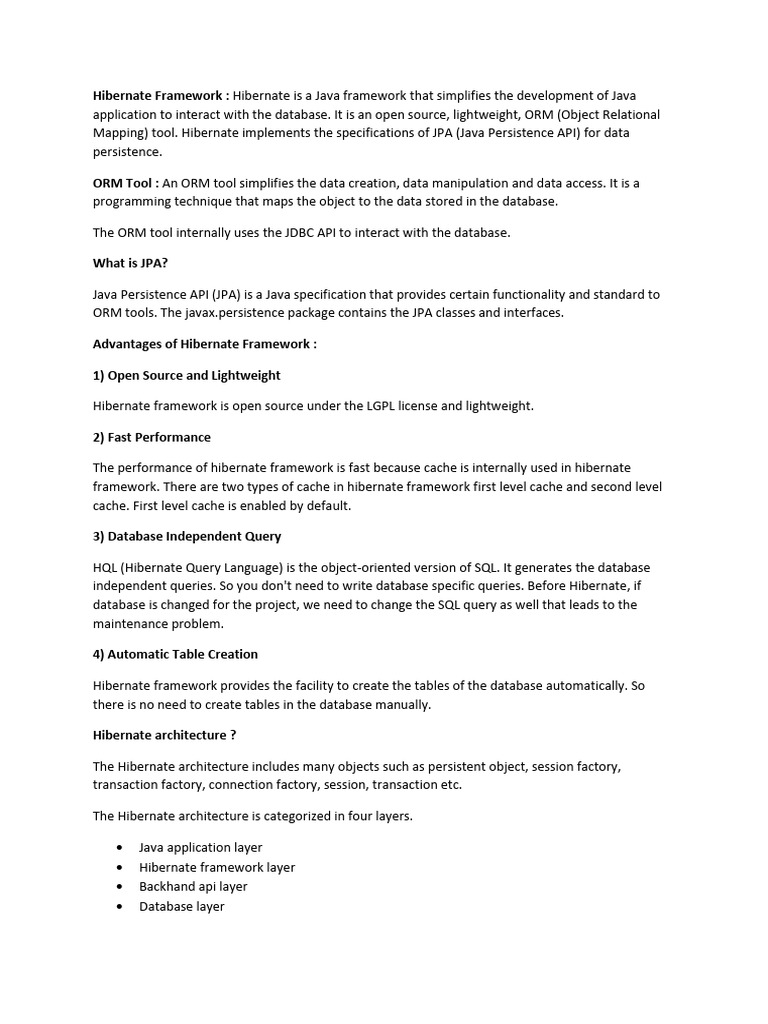 Hibernate by MadhuVundavalli | PDF | Computer Programming | Information Technology