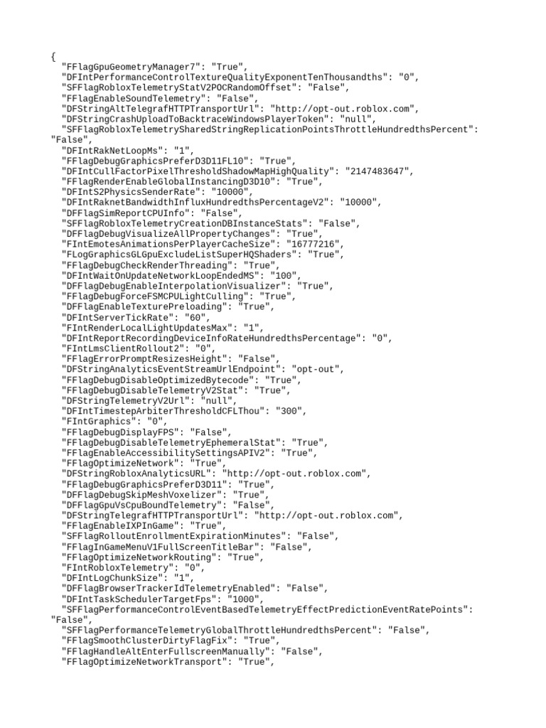 Op FPS + Ping Fflags | PDF