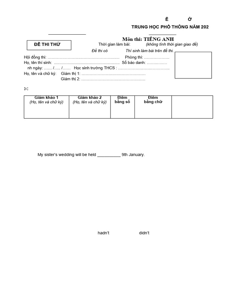 De 3 Thi Thu Ts l10 DGNL 2025 | PDF | Edinburgh
