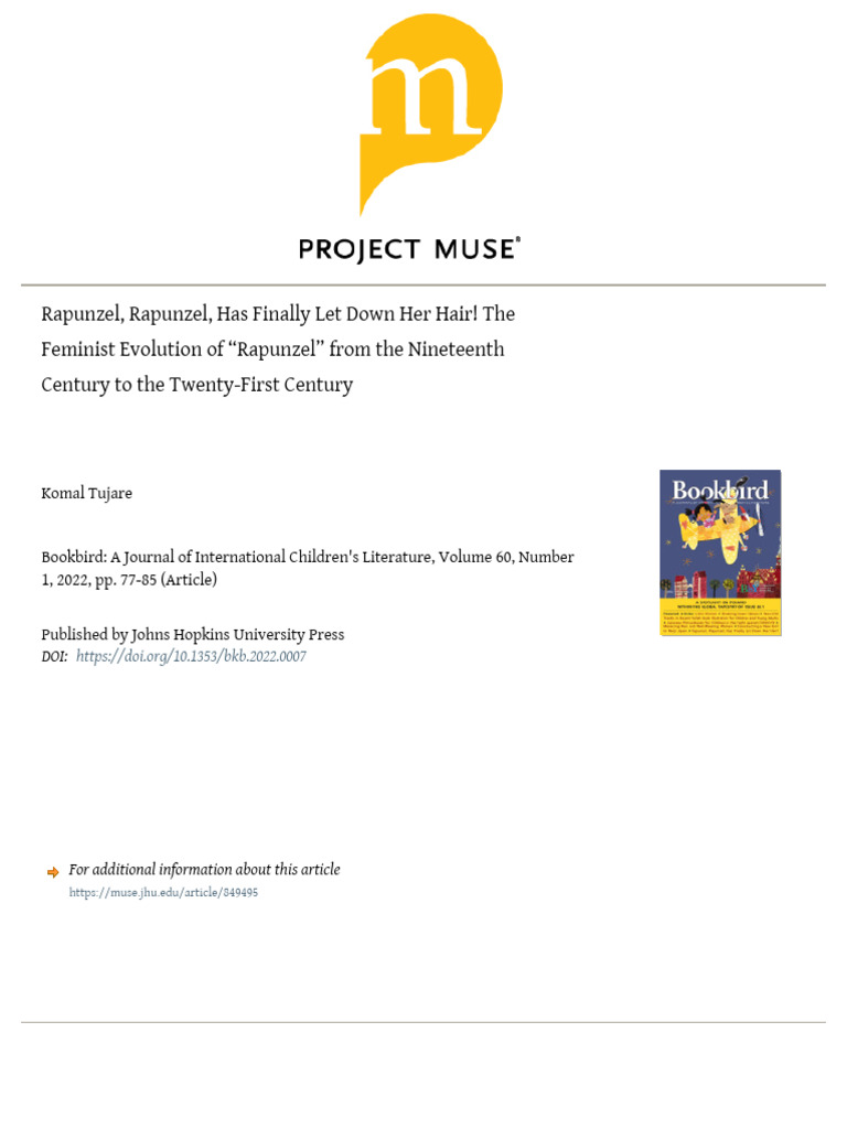 Rapunzel, Rapunzel, Has Finall | PDF | Rapunzel | Gender