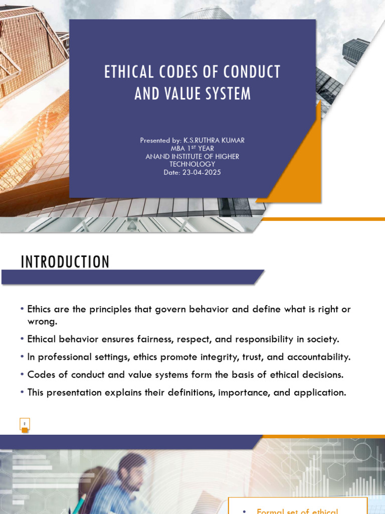Ethical Codes and Value Systems Explained | PDF | Integrity | Morality