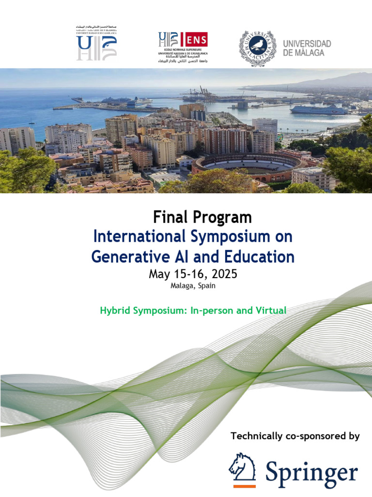 Final Program Isgai Espagne 1747485757 | PDF | Learning