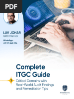 Updated ITGC Audit Checklist | PDF | Security | Computer Security