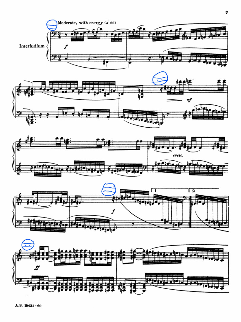 Hindemith - Ludus - Tonalis Piano Preludes | PDF