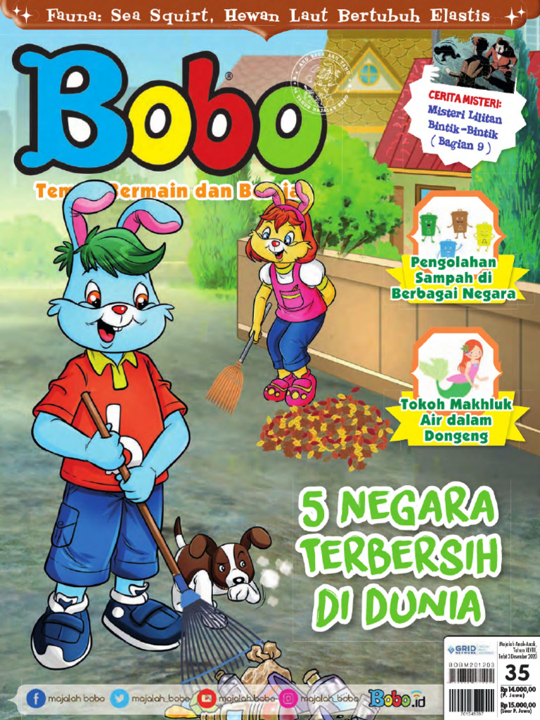 Majalah Bobo - 5 Negara Terbersih Di Dunia - 250115 - 210551 | PDF