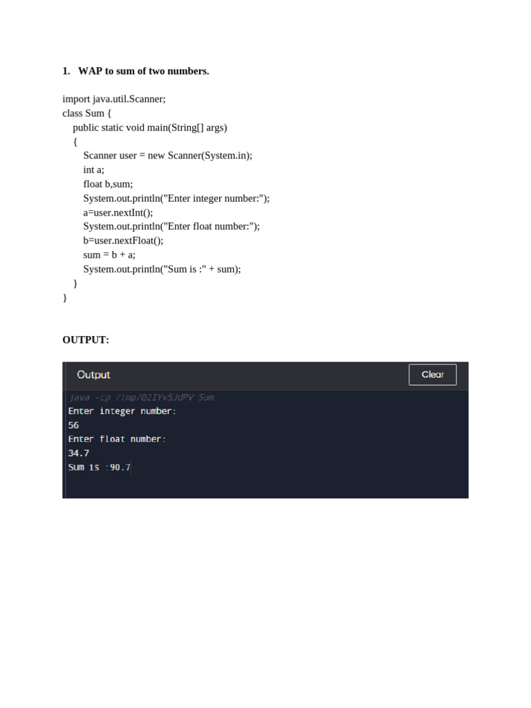 Siya Rawat (1) Java Pratical File | PDF