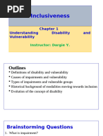 Chapter 1 Inclusiveness | PDF | Disability | Poverty