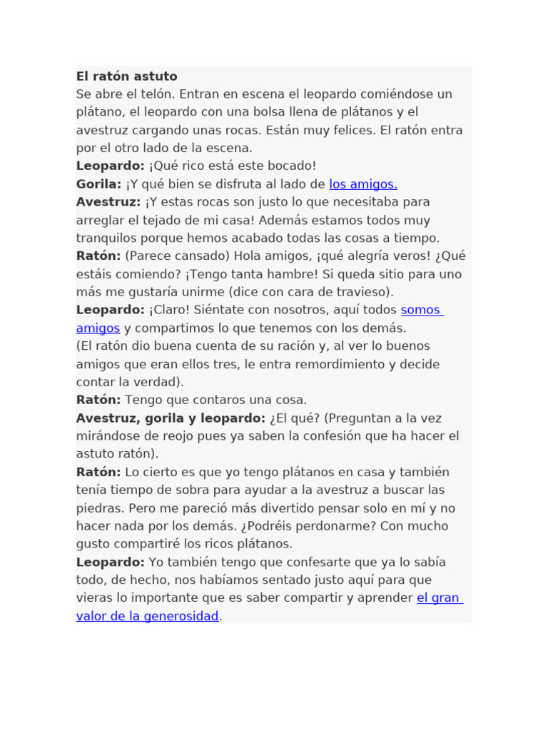 El Ratón Astuto | PDF