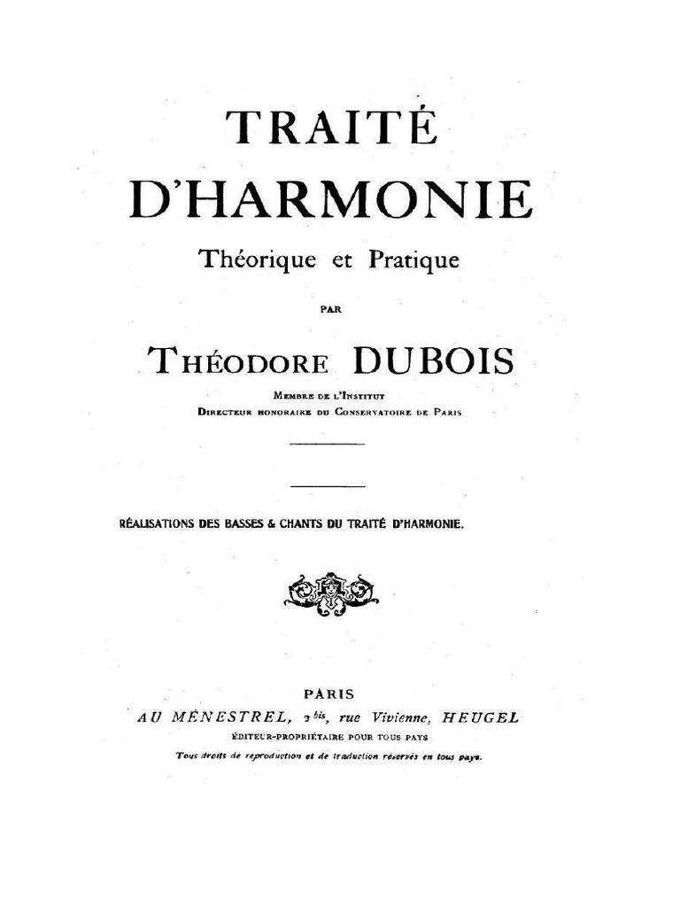 Dubois Harmonie | PDF