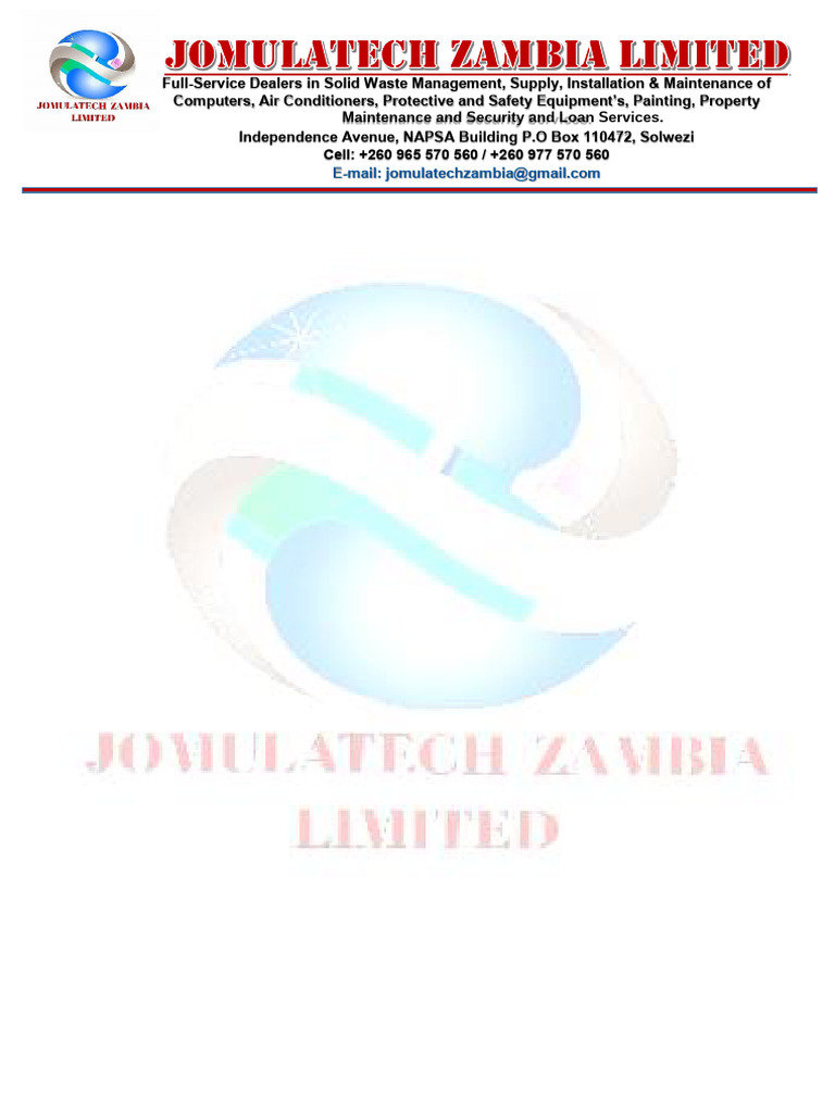 Emailing JOMULATECH HEADED PAPER | PDF