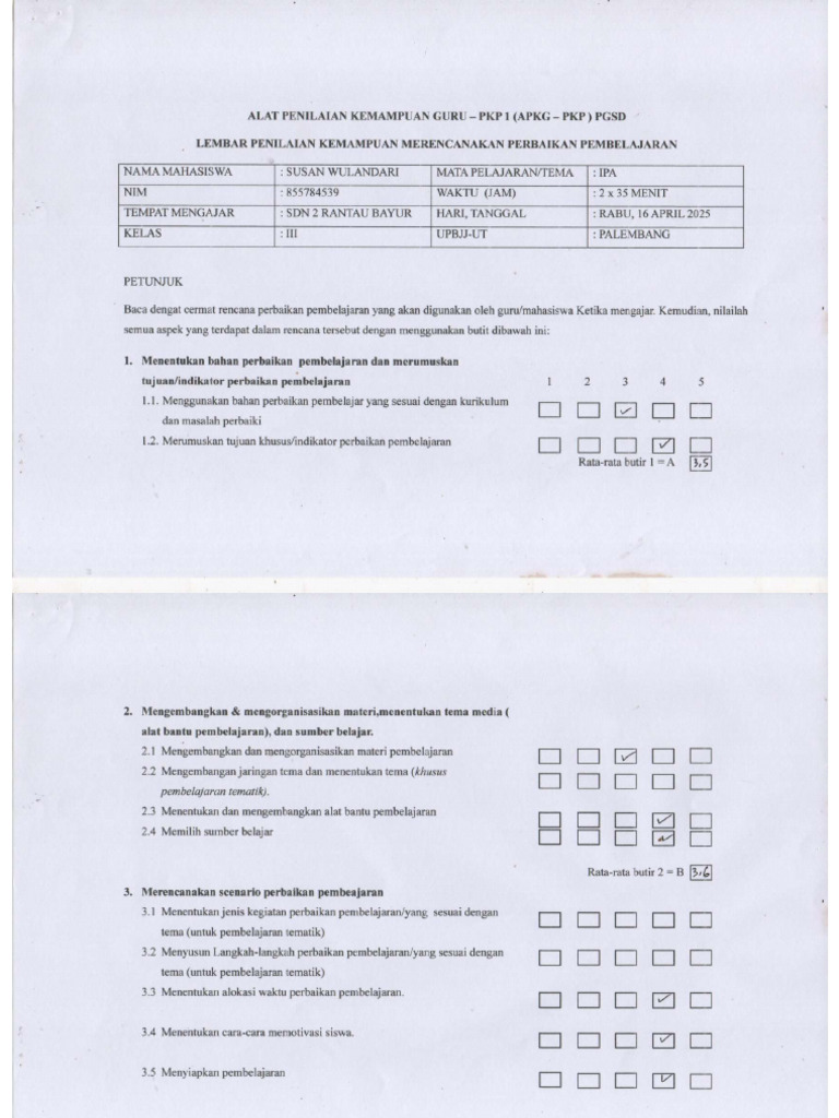 Apkg 1 Siklus 1 | PDF