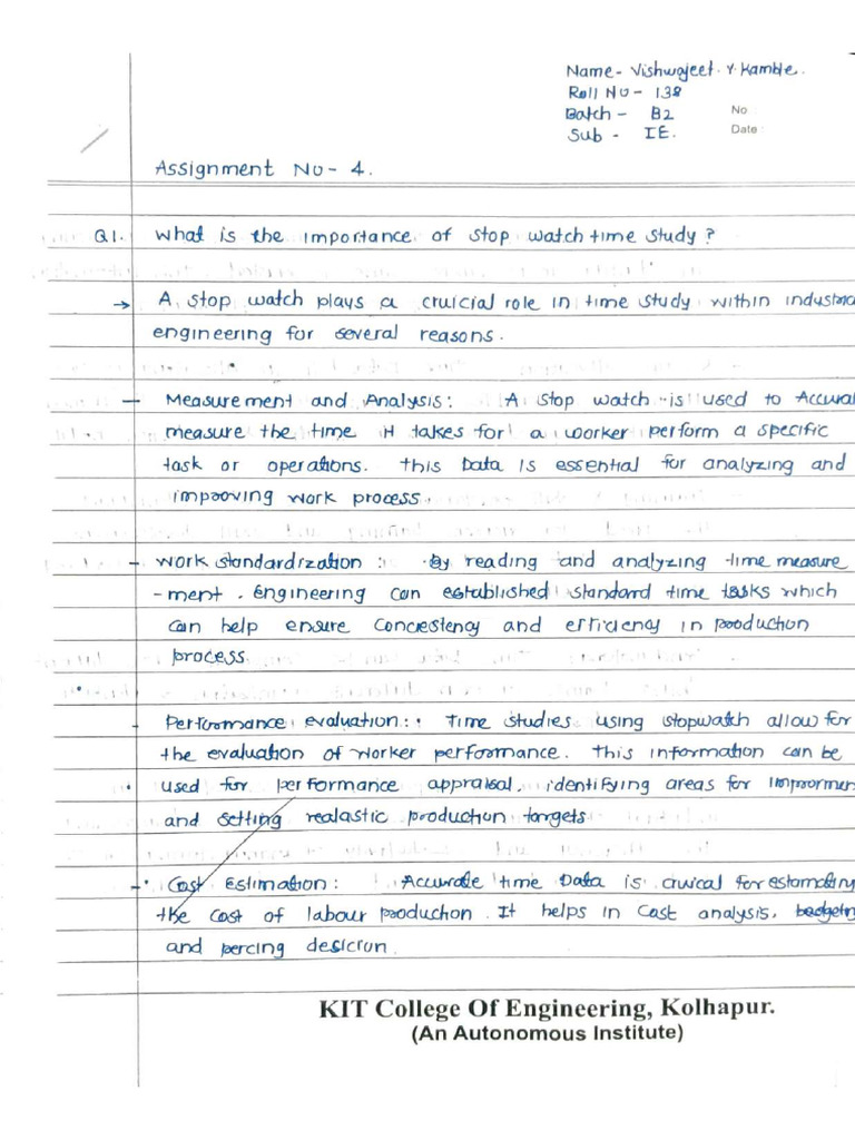 IE-Assignment No.4 - Compressed | PDF