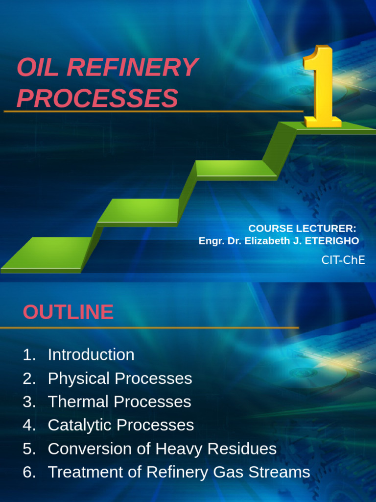 Oilrefineryprocessespresentation Note For Students PP | PDF ...