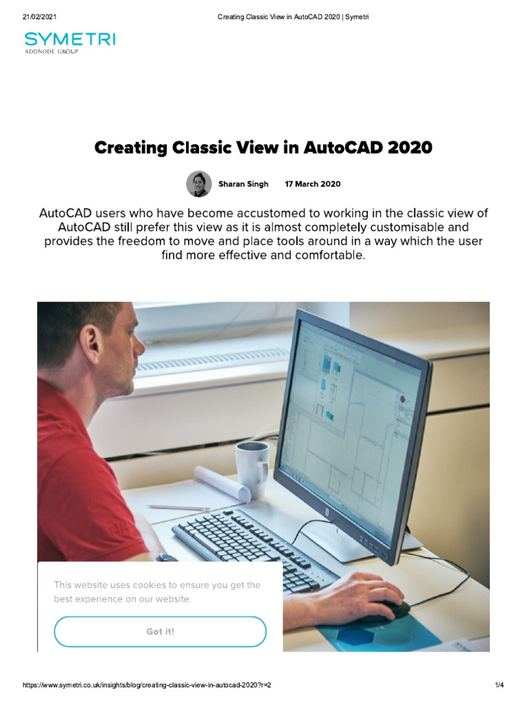 Creating Classic View in AutoCAD 2020 - Symetri | PDF