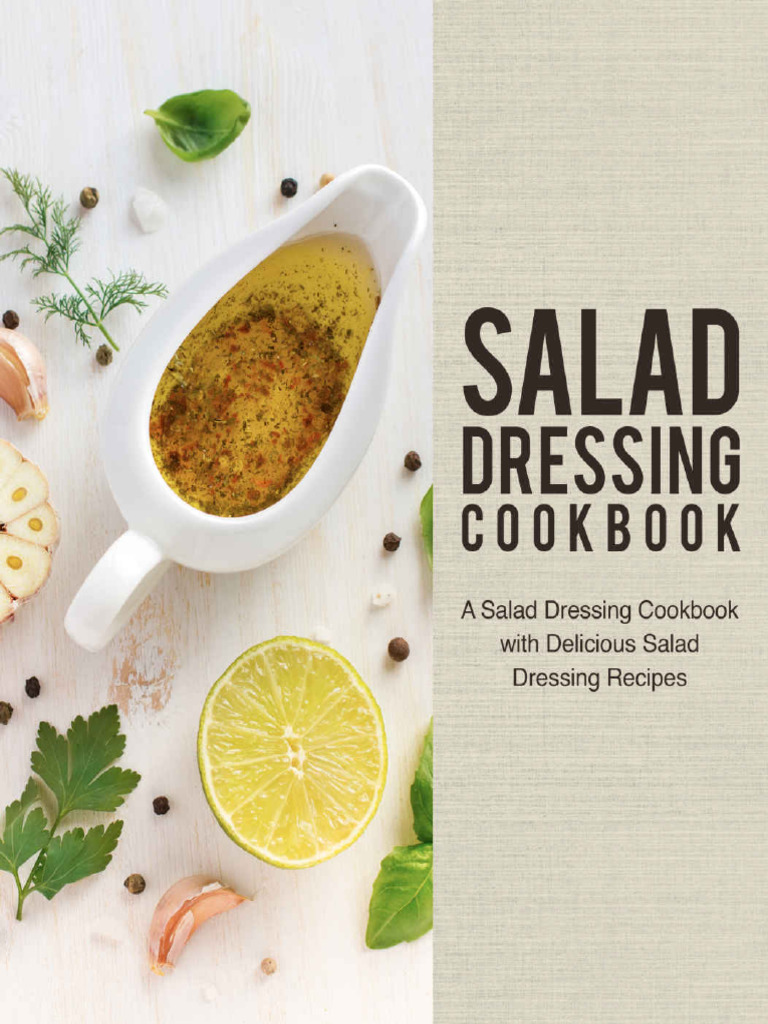 Salad Dressing CookBook | PDF | Mustard (Condiment) | Nutrition Facts Label