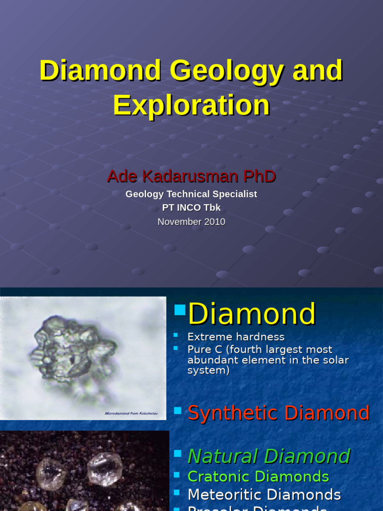 Diamond Geology&Exploration | PDF | Diamond | Igneous Rock