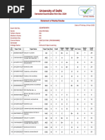 DU Final Datesheet May-June 2025 | PDF | Bachelor Of Arts | Qualifications