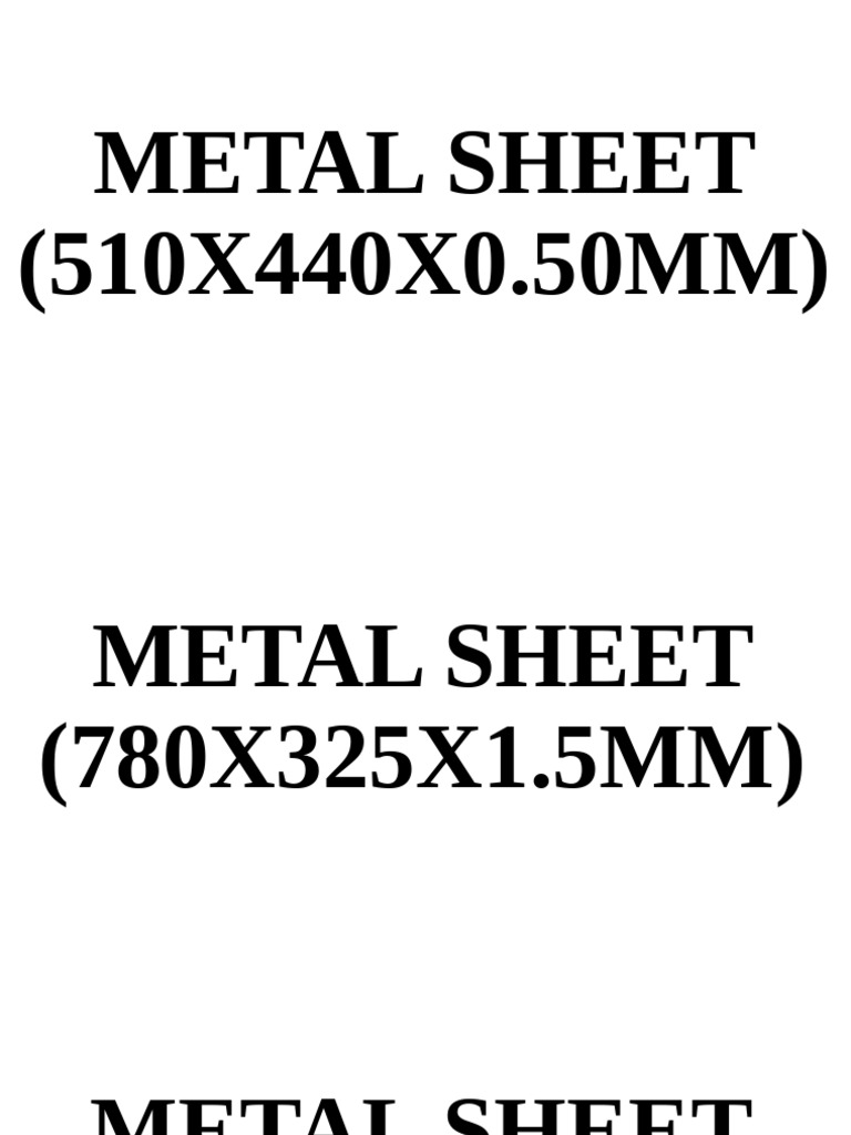 Store Items Name List | PDF