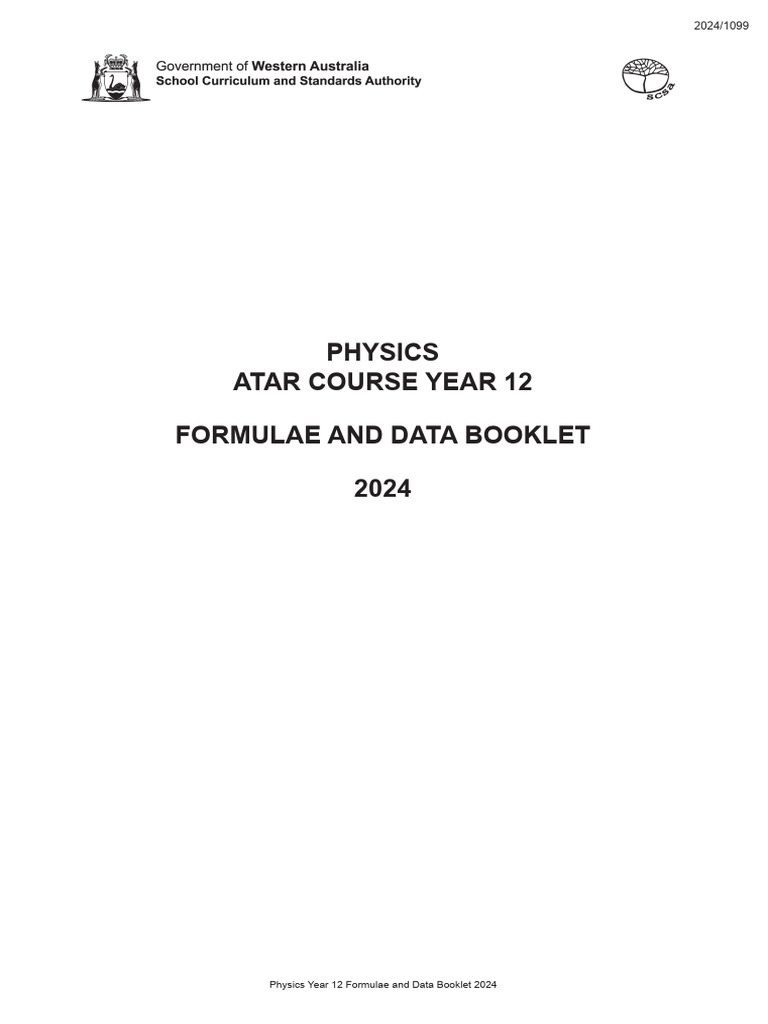 Formula For Phy, 2025-2026 | PDF | Electromagnetic Radiation ...