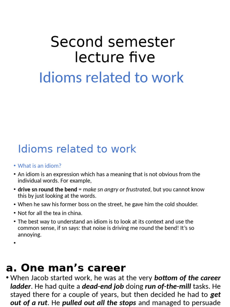 SECOND YEAR - Semester 2 Lect 5 | PDF