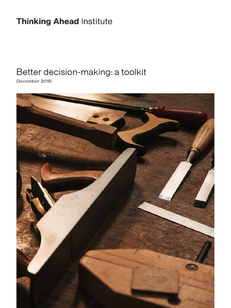 Better Decision Making Toolkits 1218 | PDF | Decision Making | Cognition