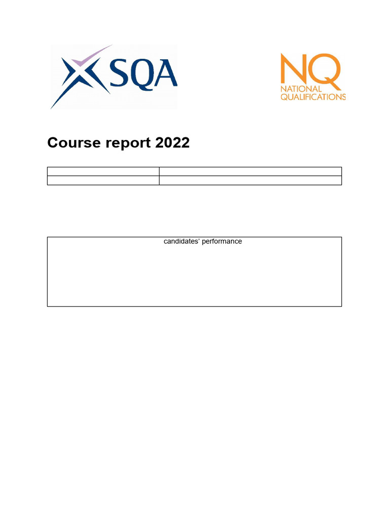 SQA Nat 5 Course Report 2022 | PDF | Chord (Music) | Musicology