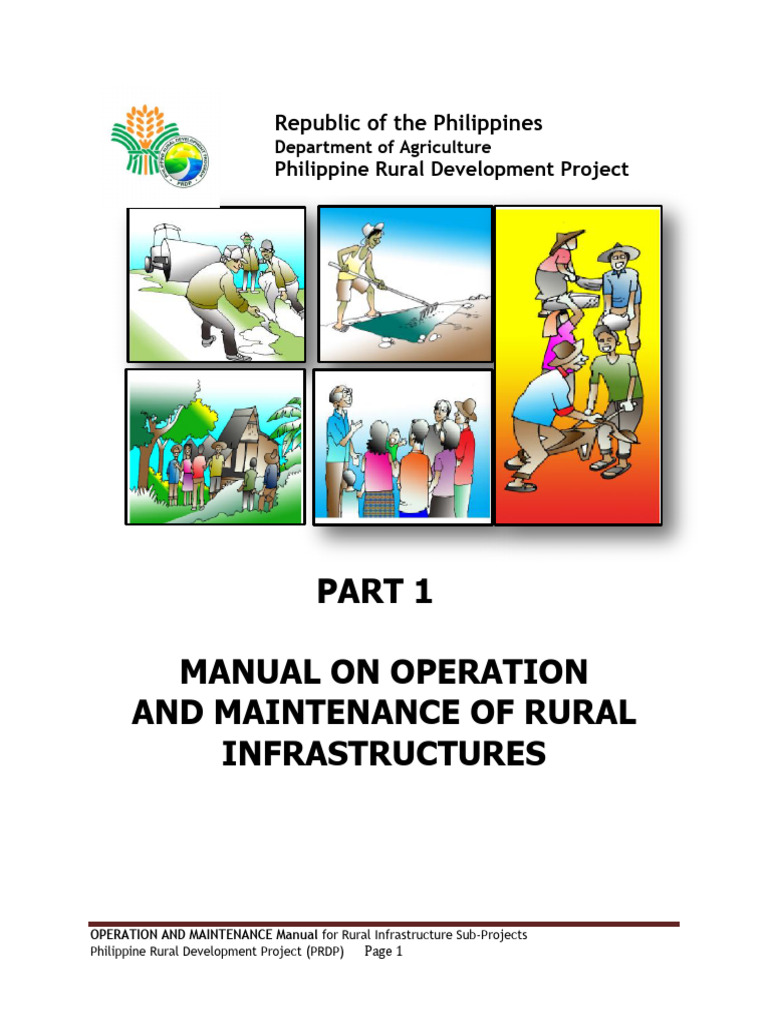 Appendix C - PRDP O&M Manual | PDF | Infrastructure | Gender