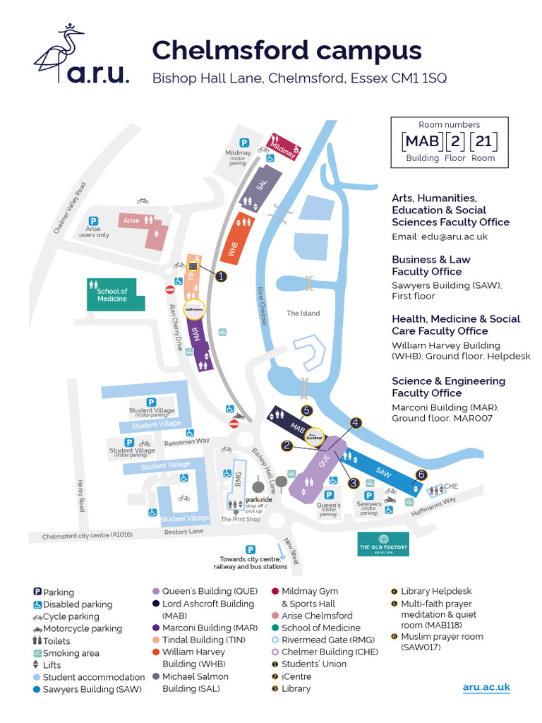Chelmsford Campus Map and Parking Guide | PDF | Vehicles | Wheeled Vehicles