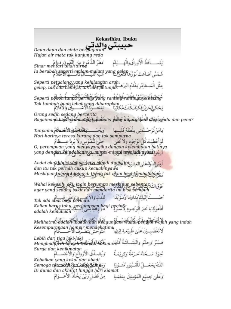 Kekasihku, Ibuku | PDF