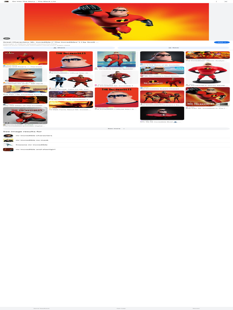 MR Incredible - Google Search | PDF