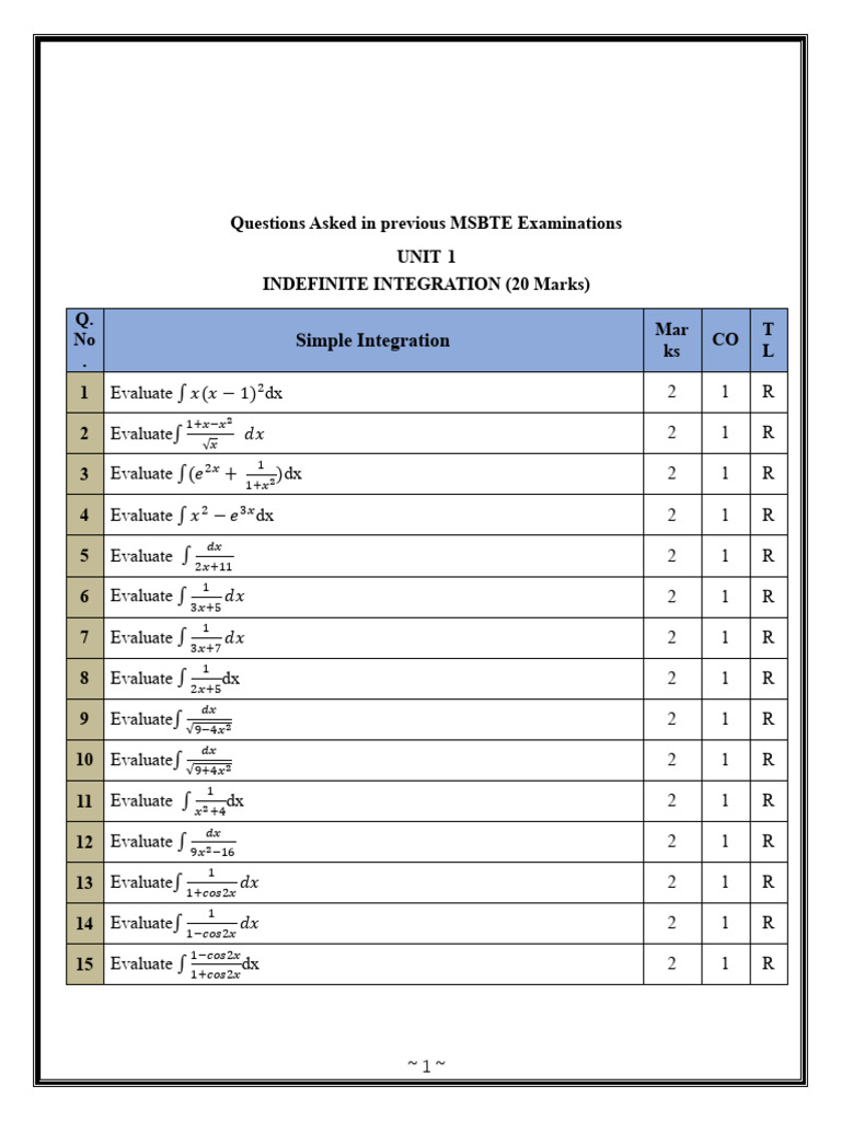Applied Mathematics Question Bank | PDF | Probability Distribution ...