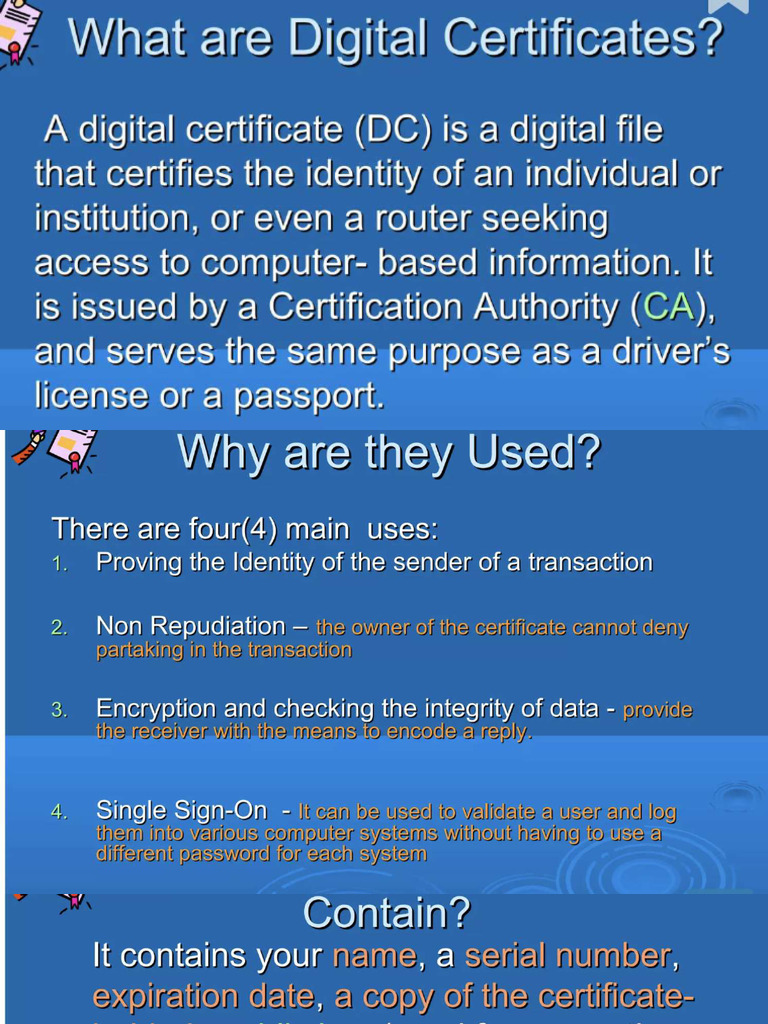Digital Certificate | PDF