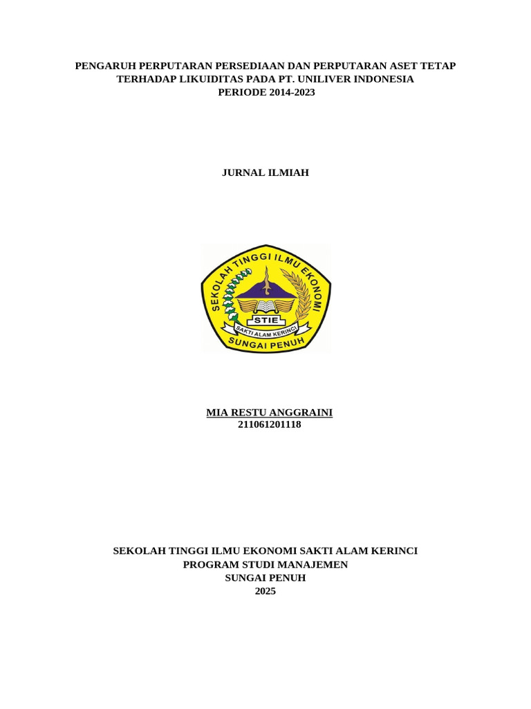 Hal Pengesahan RESTU | PDF