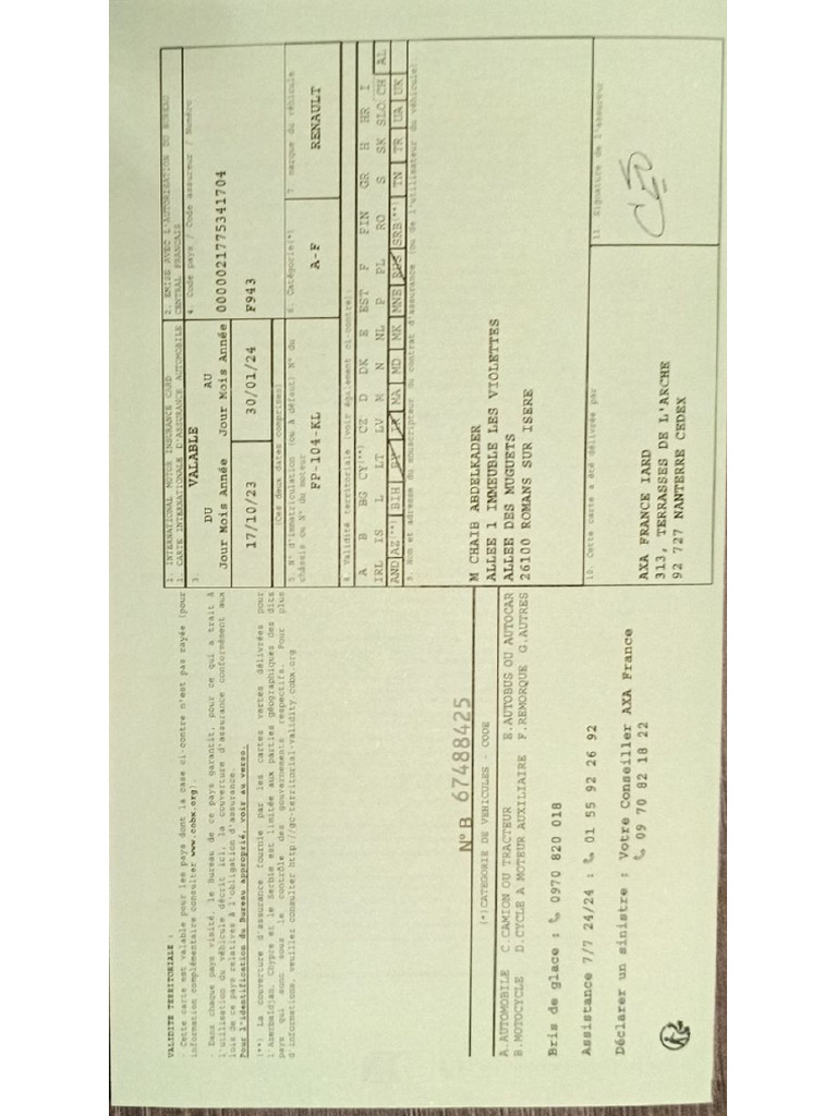 Assurance Auto | PDF